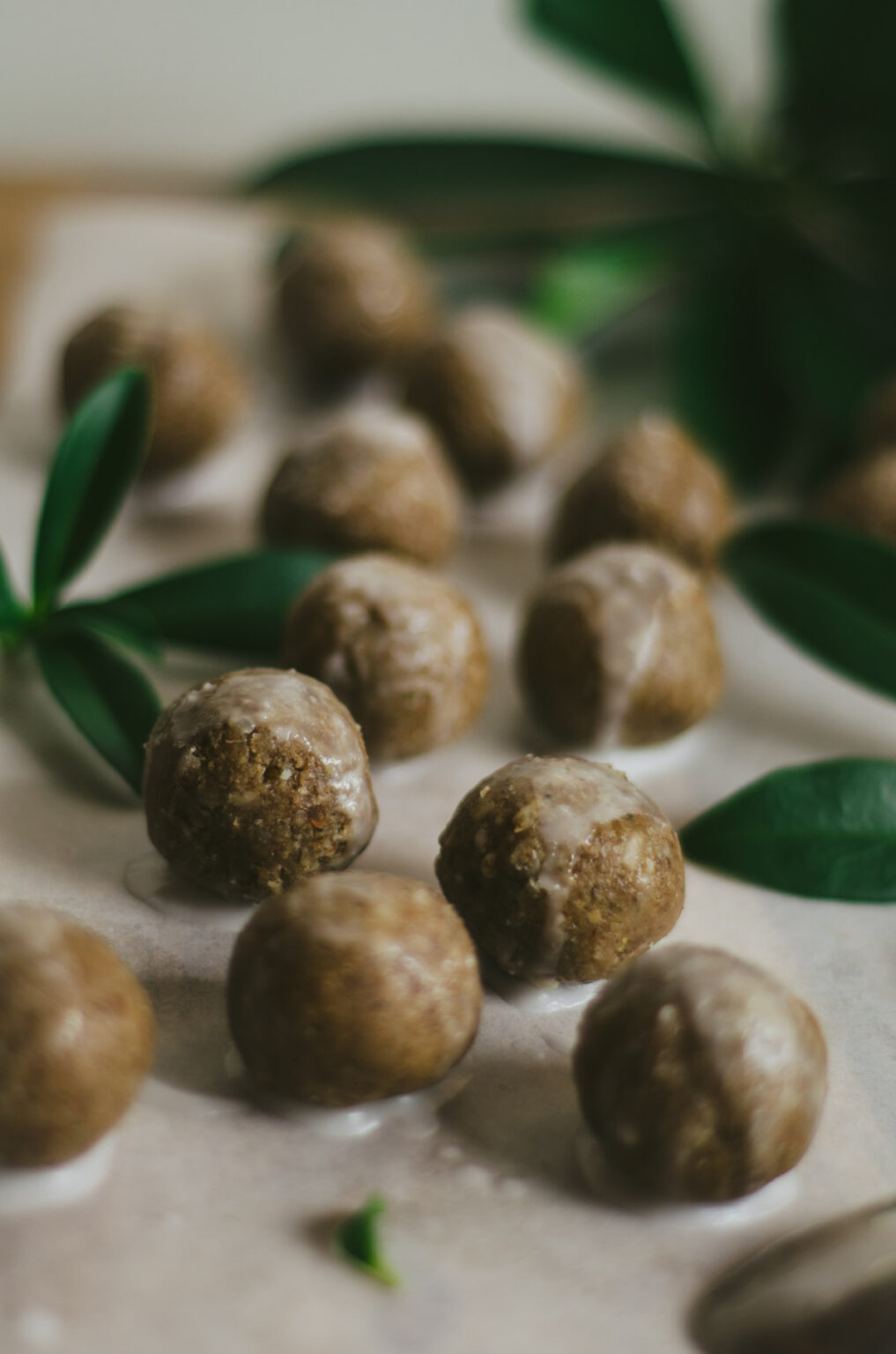 High Protein Ginger Balls - Beside the Mountain
