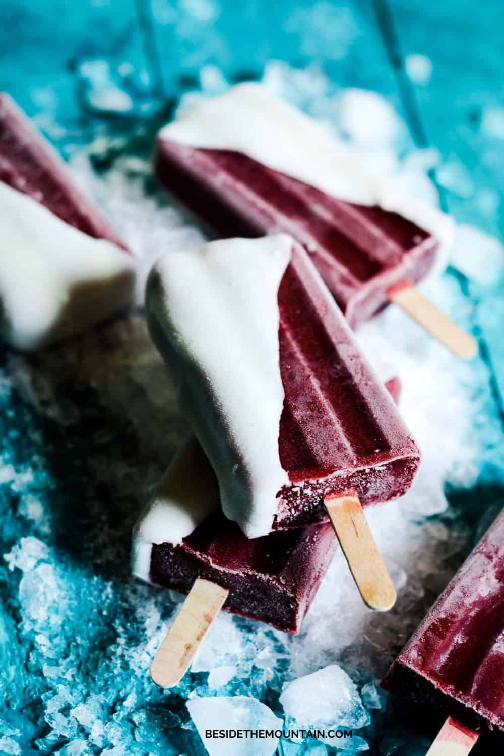 Best Cherry Popsicles - Beside the Mountain