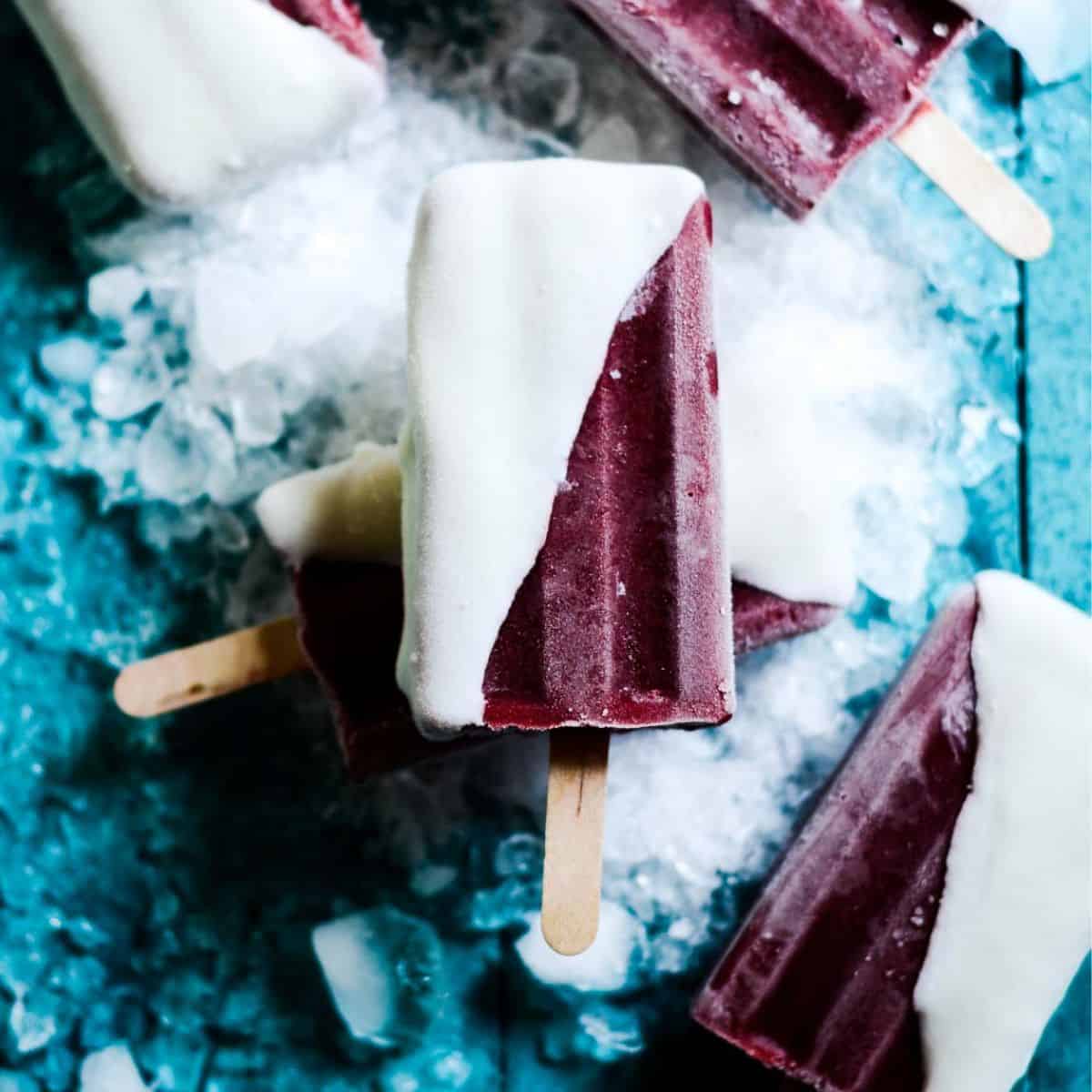 Best Cherry Popsicles - Beside the Mountain