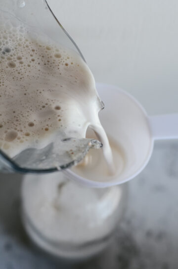 Amazing Almond Milk From Scratch - Beside the Mountain
