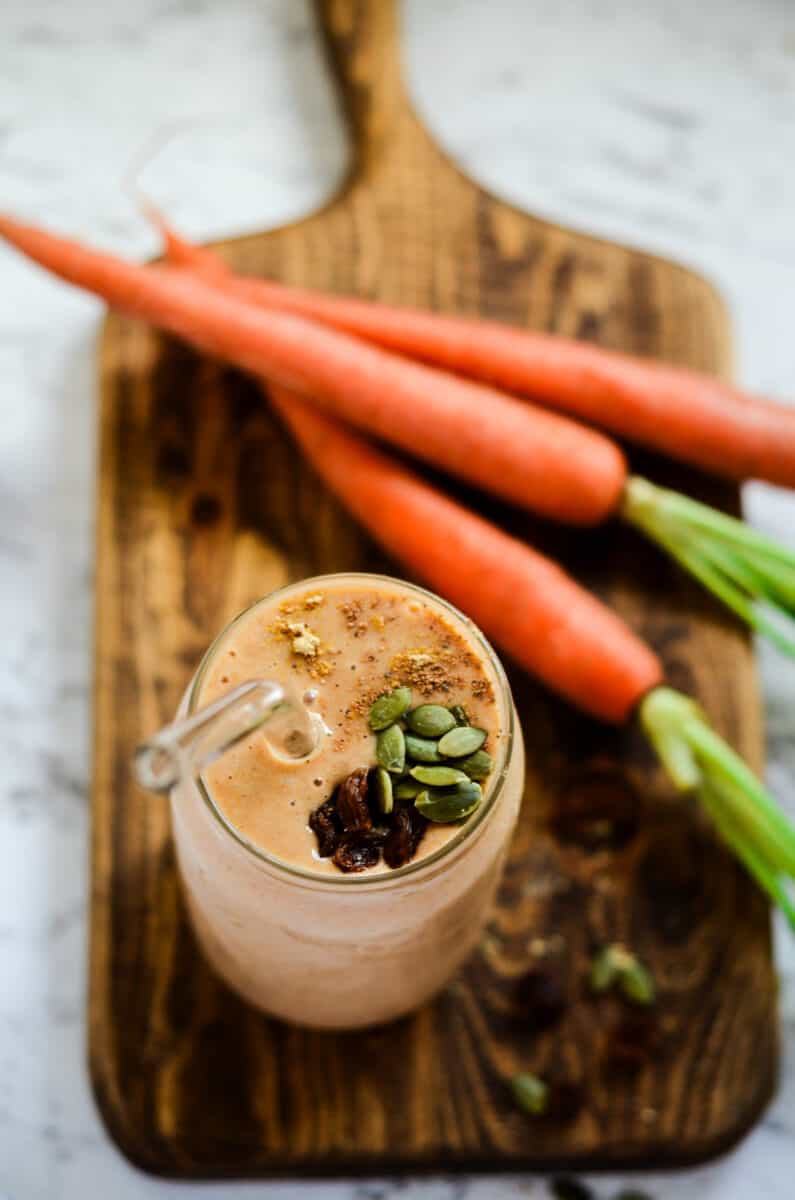 Carrot Cake Smoothie - Beside the Mountain