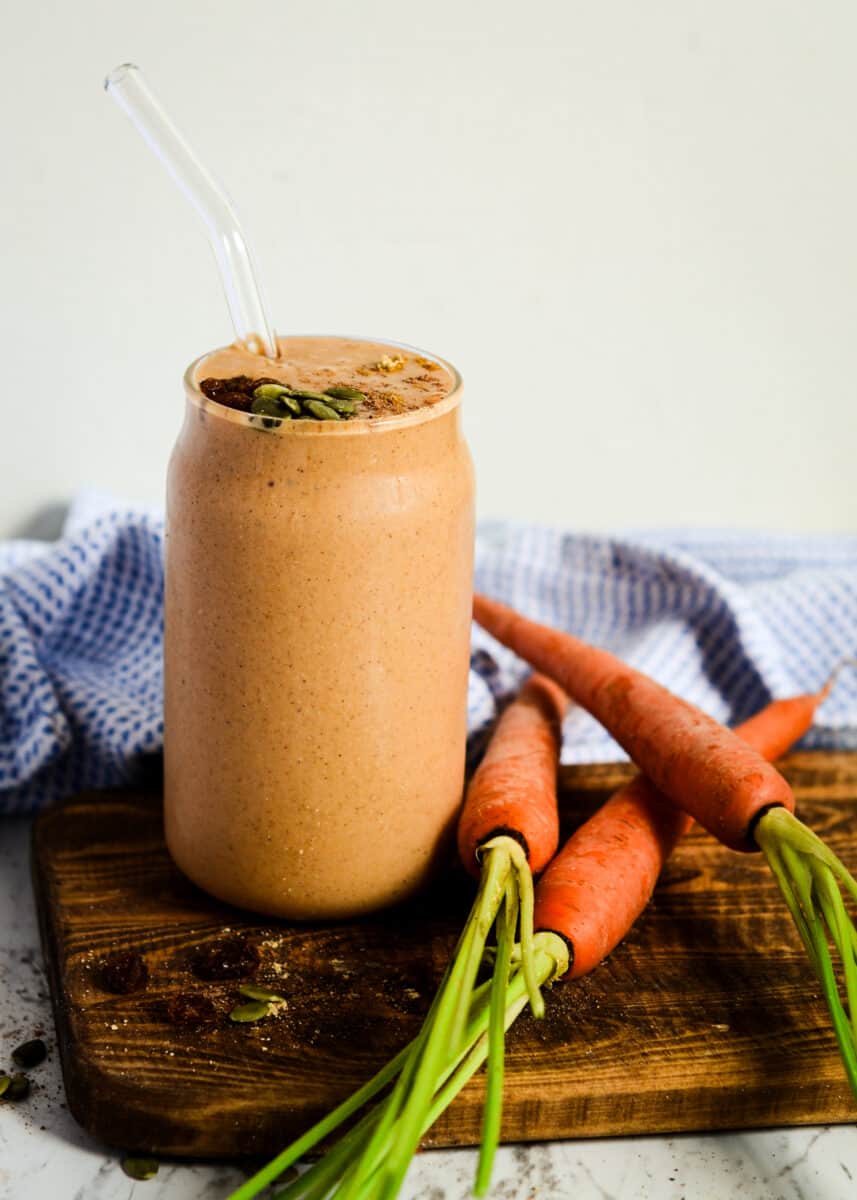 Carrot Cake Smoothie - Beside the Mountain