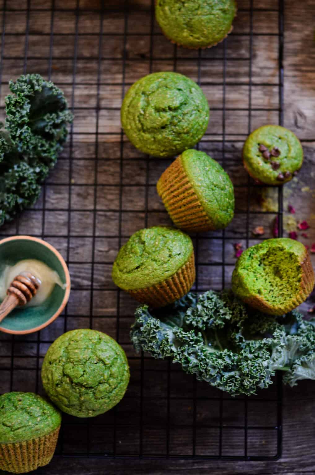 Kale Muffins - Beside the Mountain