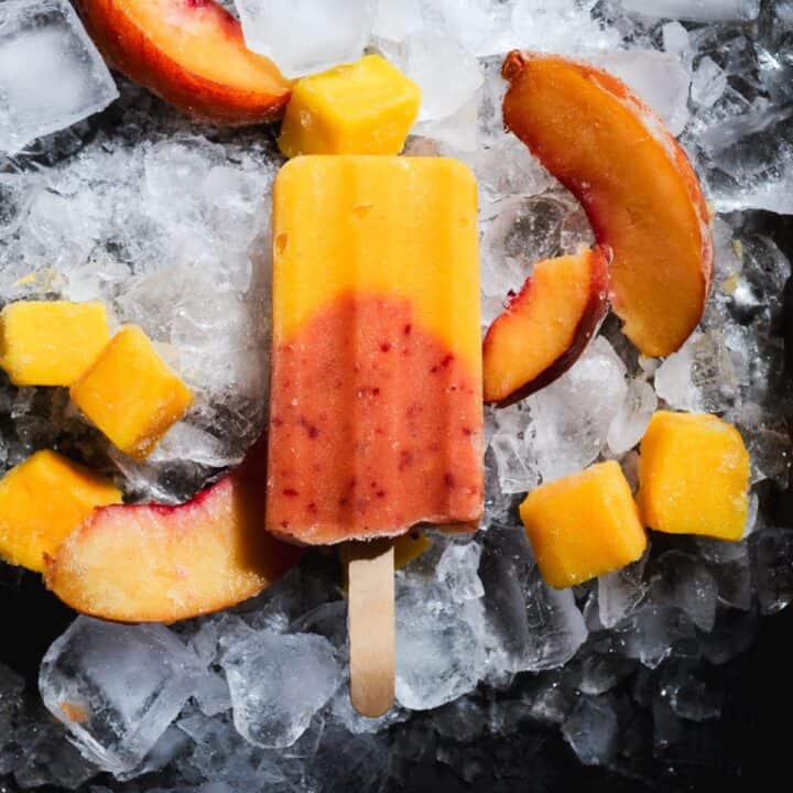 Super Incredible Peach Mango Popsicles - Beside the Mountain