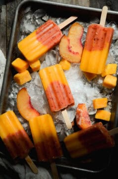 Super Incredible Peach Mango Popsicles - Beside the Mountain