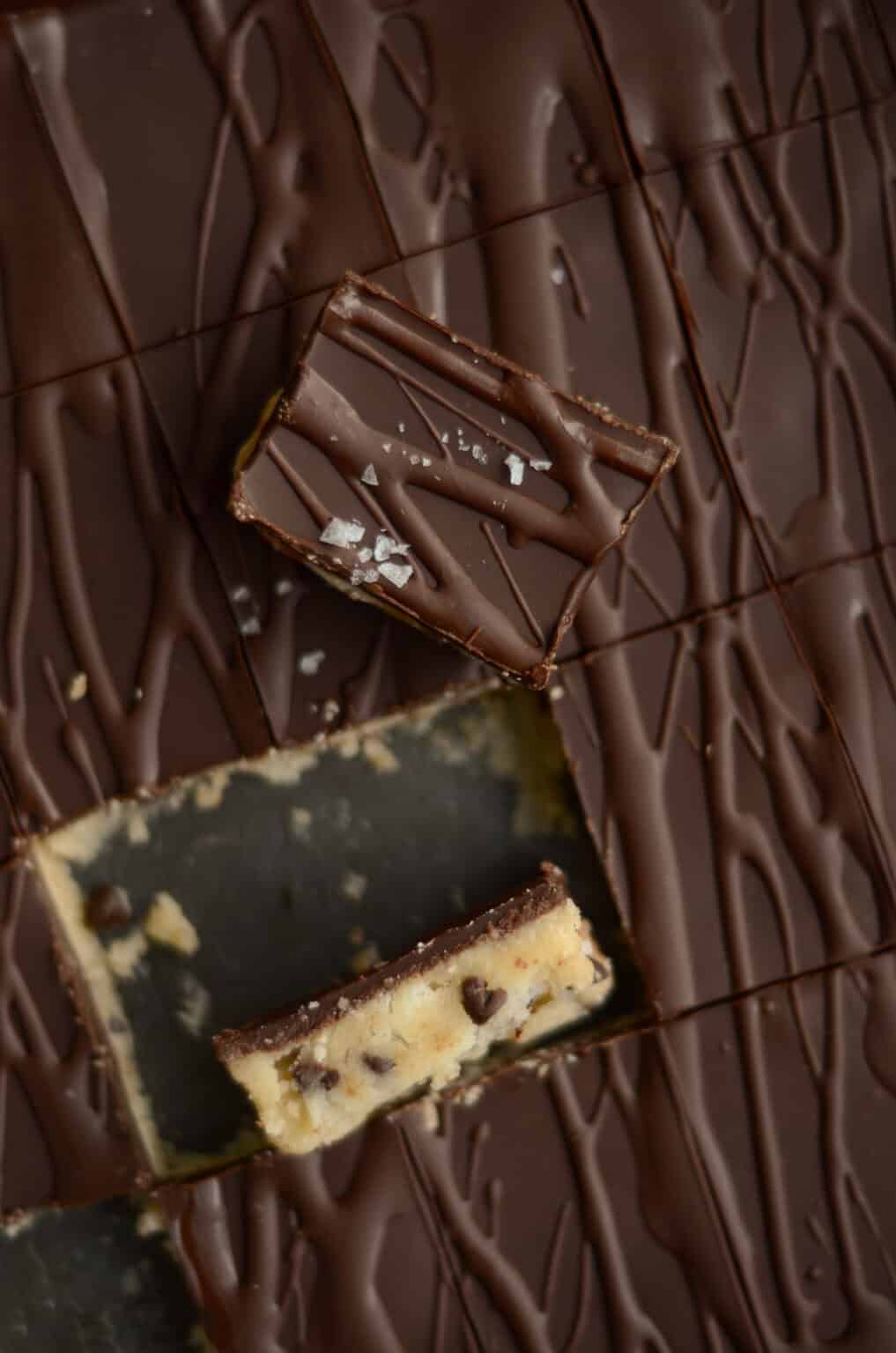 Cookie Dough Bars (Healthy & No Bake) - Beside the Mountain