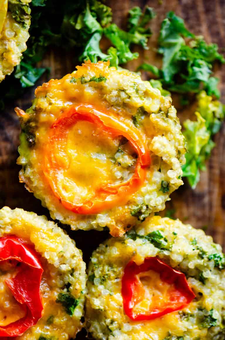 High Protein Quinoa Eggs Muffins - Beside the Mountain