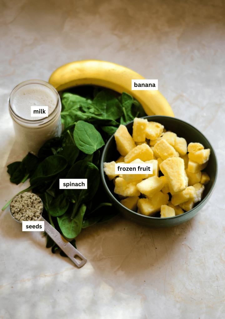 Delicious Spinach and Fruit Smoothie - Beside the Mountain